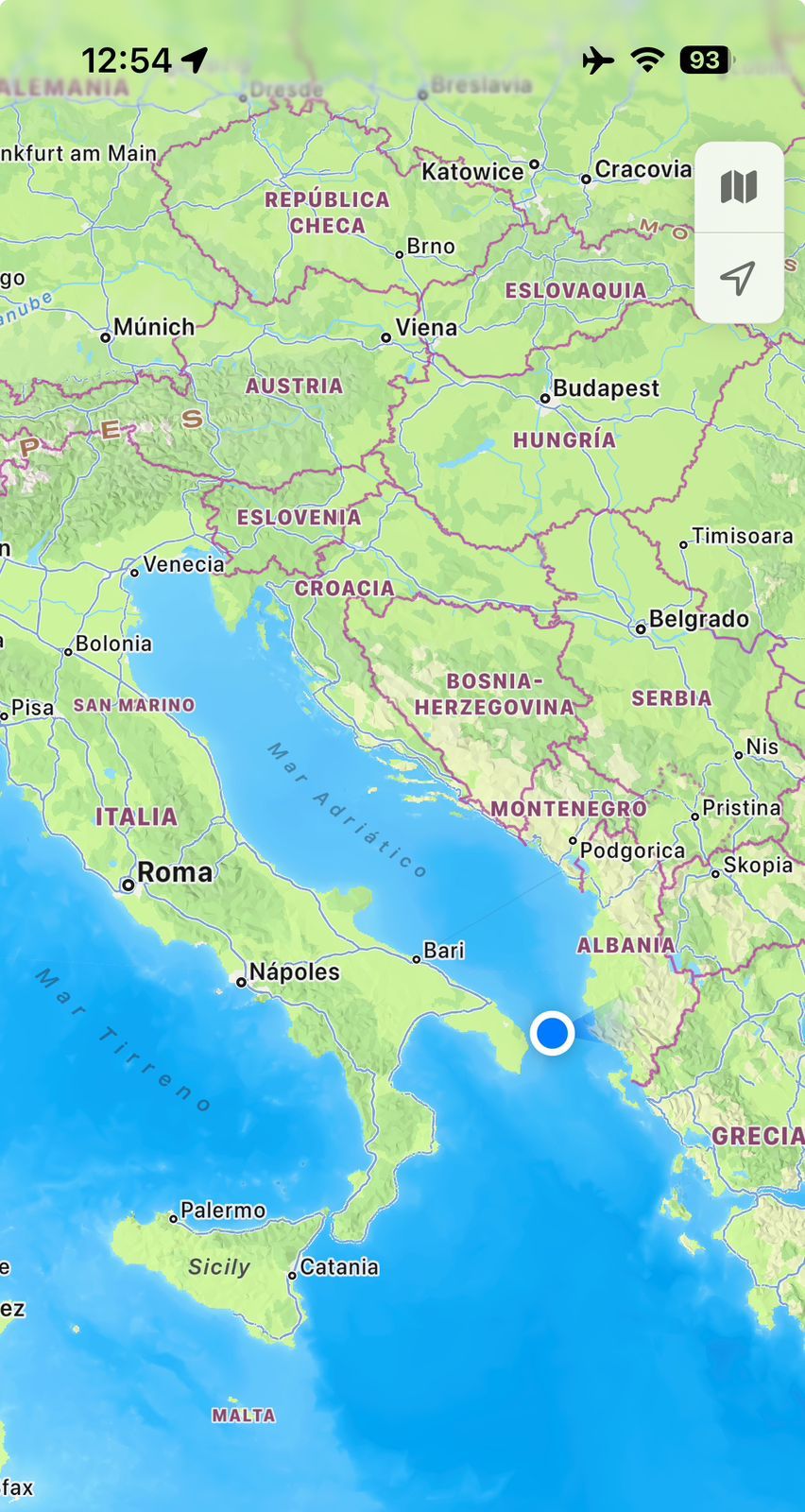 Mapa de la region | Benditoplaneta